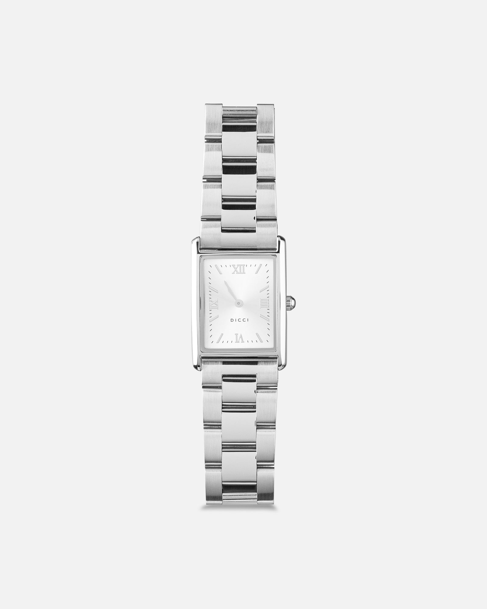 Reloj de Acero Inoxidable con Esfera Plateada – Dicci – DICCI
