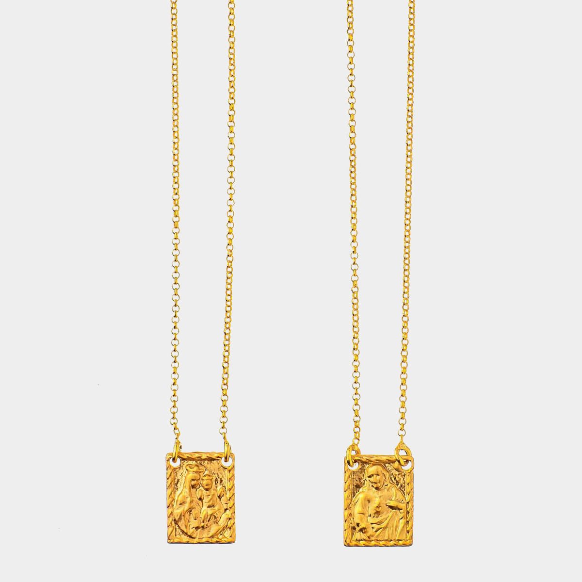 Escapulario de plata 925 'Mother Mary' - Escapularios de Plata – DICCI